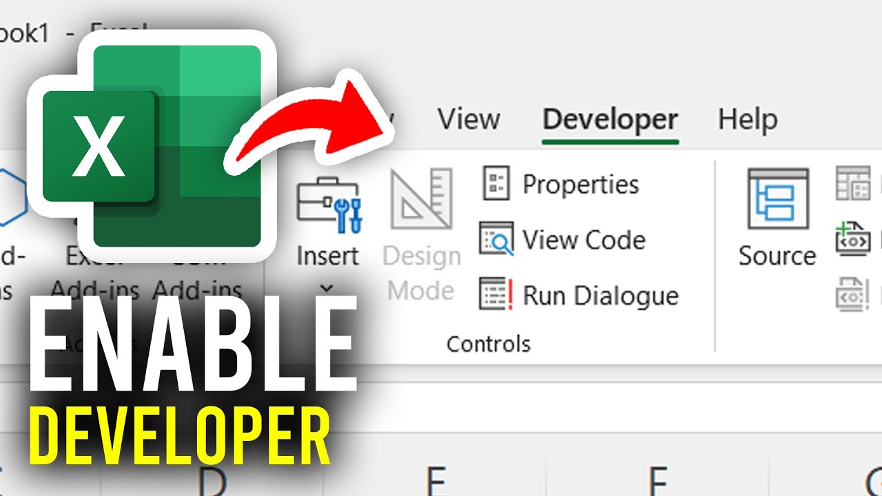 How To Enable Developer Option In Excel - Full Guide
