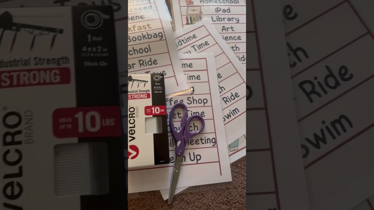 Calm Routine for Kids | DIY Visual Schedule with Printable Cards