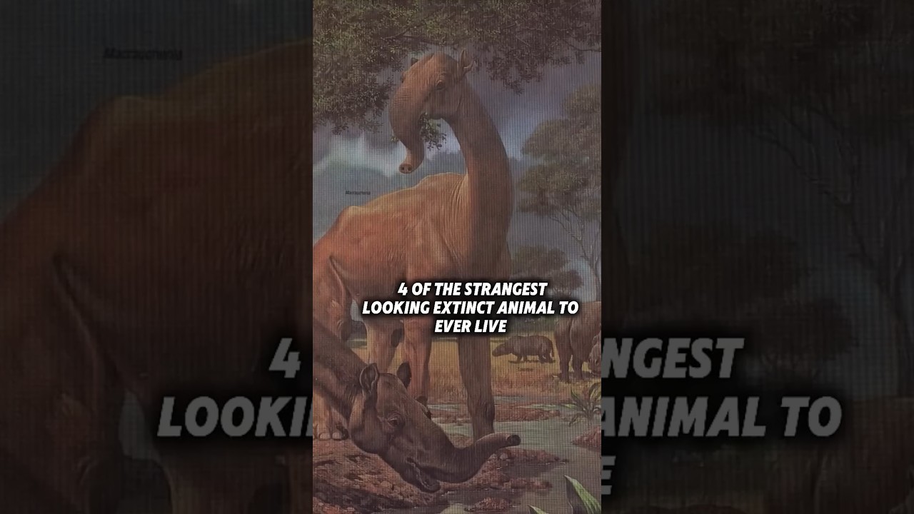 4 extremely strange extinct animals #prehistoric #extinctanimals #dinosaurs