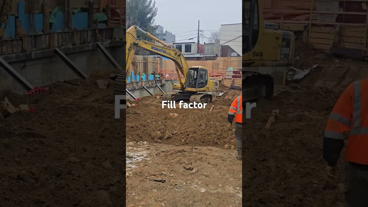 Fill factor #civilengineering #excavator #bucket #construction #earthworks #soil #siteknowledge