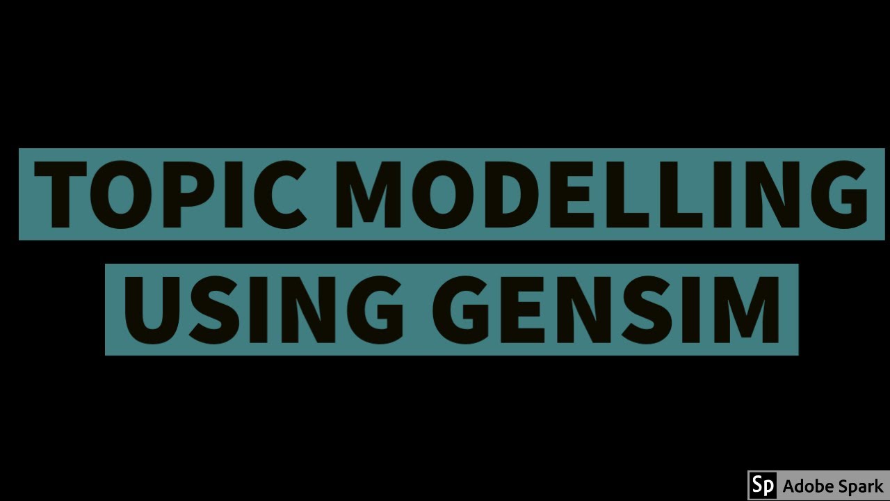 Topic modelling using LDA gensim