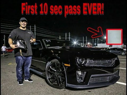 The CAMARO ZL1 is faster than EVER! Fastest 1/4 mile run!