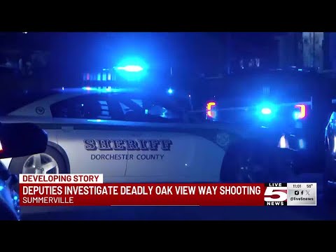 VIDEO: Deputies investigating deadly Summerville shooting
