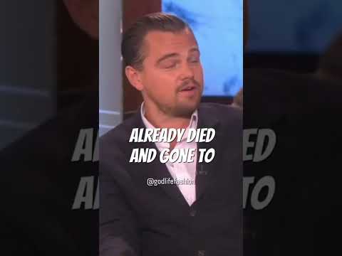 Leonardo DiCaprio thought that plane is going to crash 🛩