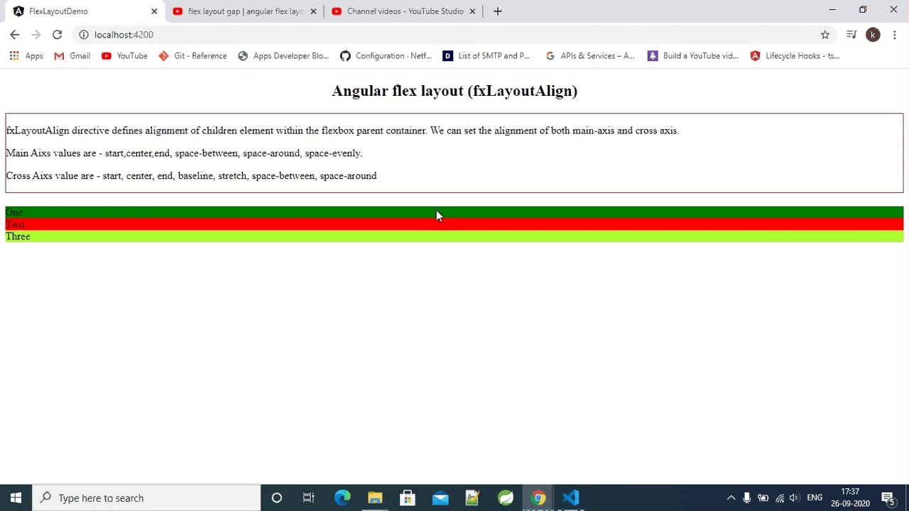 flex layout align | angular flex layout align | fxLayoutAlign