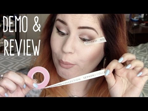 SEPHORA COLLECTION LINE UP MAKEUP TAPE DEMO & REVIEW