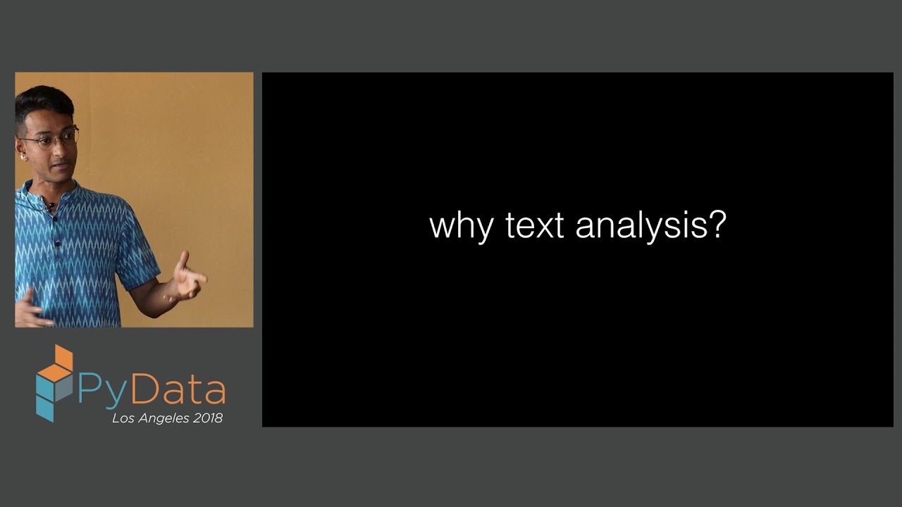 Why You Should Do Text Analysis in Python (Even if You Don't Want to) - Bhargav Srinivasa Desikan