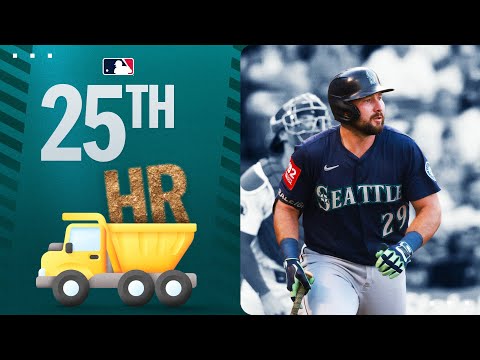 Cal Raleigh FIRST to 25 HOME RUNS!