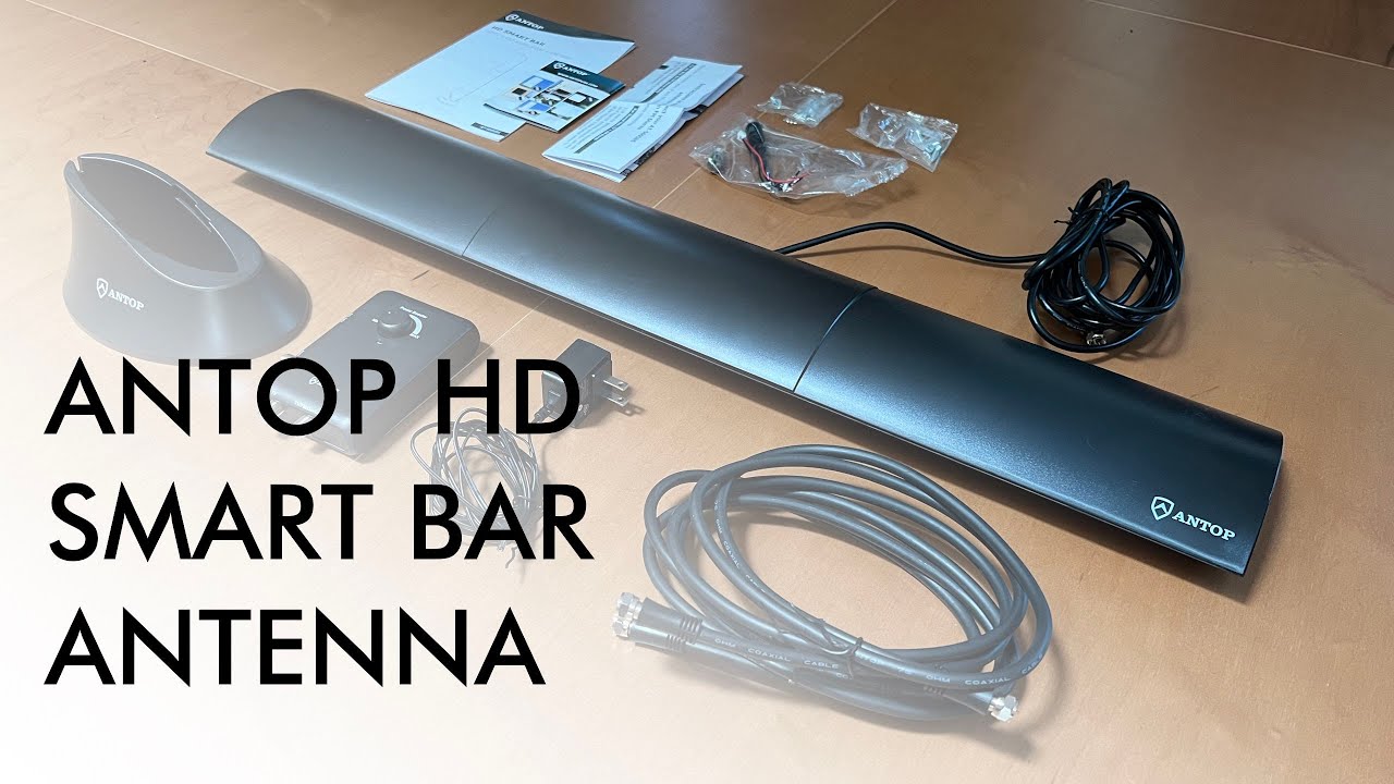Review of the Antop HD Smart Bar Amplified Indoor TV Antenna AT-500SBS