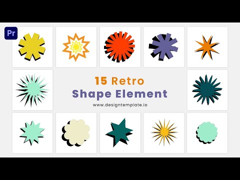 Retro Shape Premiere Pro Element