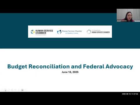 Budget Reconciliation and Federal Advocacy