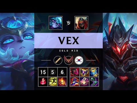 Vex Mid vs Zed - KR Grandmaster Patch 25.13