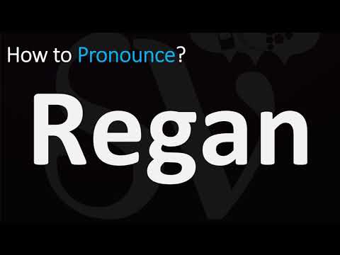 How to Pronounce Regan? (CORRECTLY)