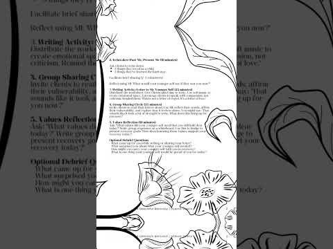 Group Therapy Activity, Letter to Younger Self, Addiction Recovery, MI Worksheet #grouptherapy