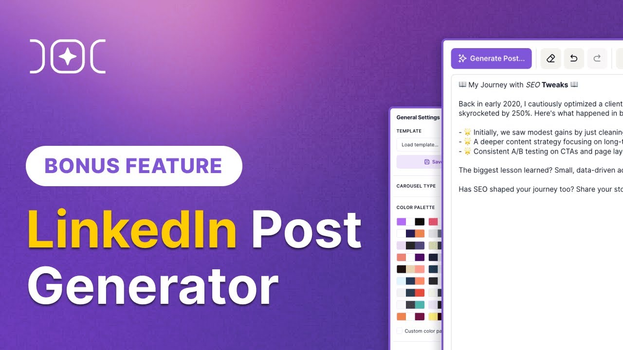 LinkedIn Post Generator: Viral Posts in SECONDS