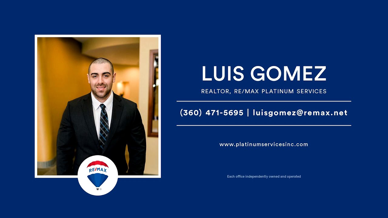 Luis Gomez, Realtor with RE/MAX Platinum Services