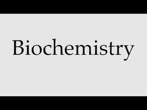 How to Pronounce Biochemistry