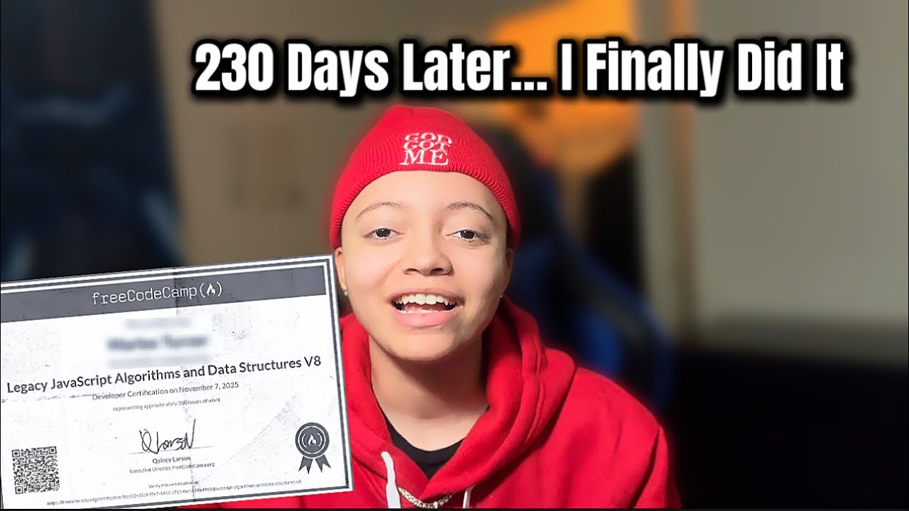 I Finally Got My JavaScript Certification (After 230 Days of Grinding)