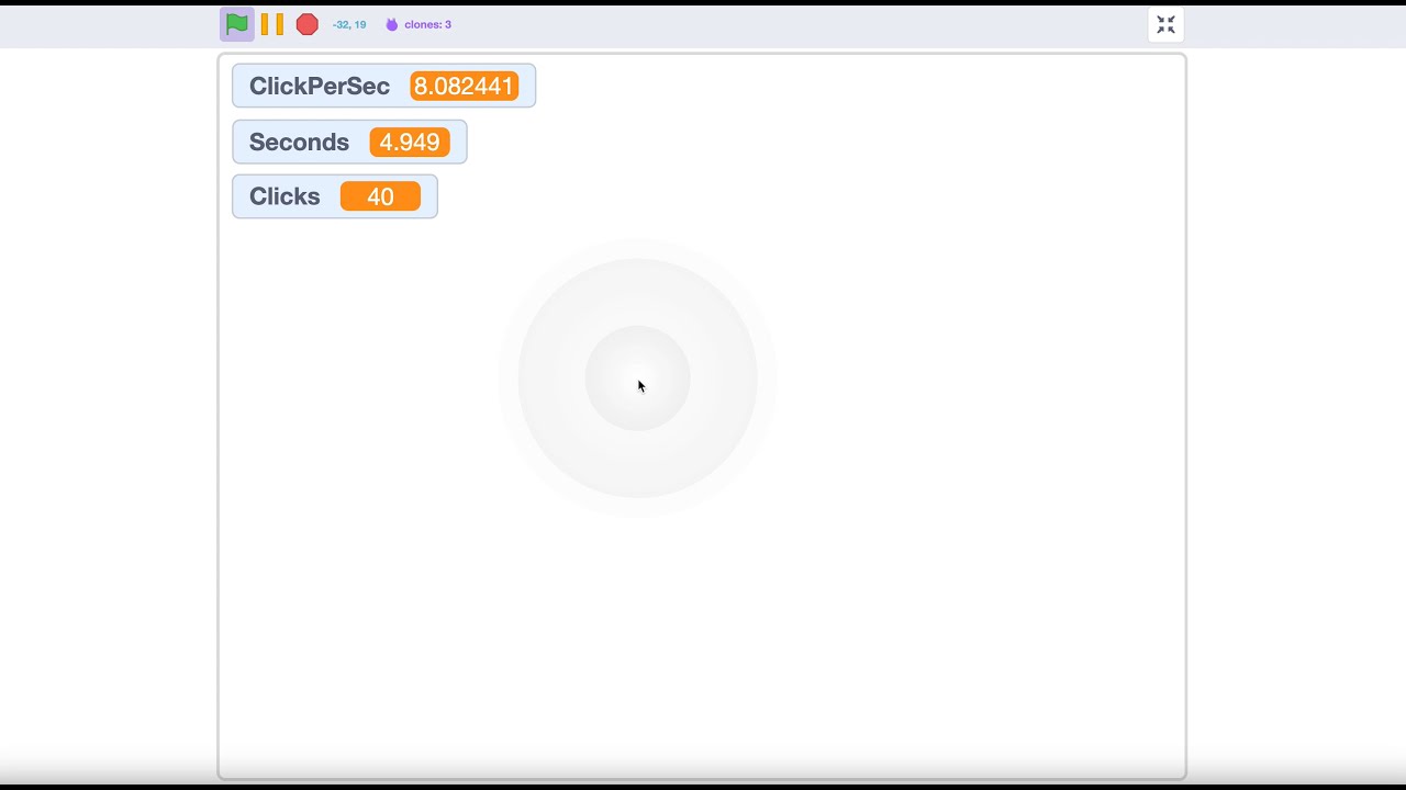 How to make a Clicks Per Second Test/CPS Test in Scratch | Scratch Tutorial!