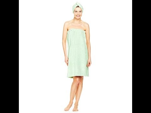 Concierge Collection 4piece Spa Wrap and Hair Twist Set