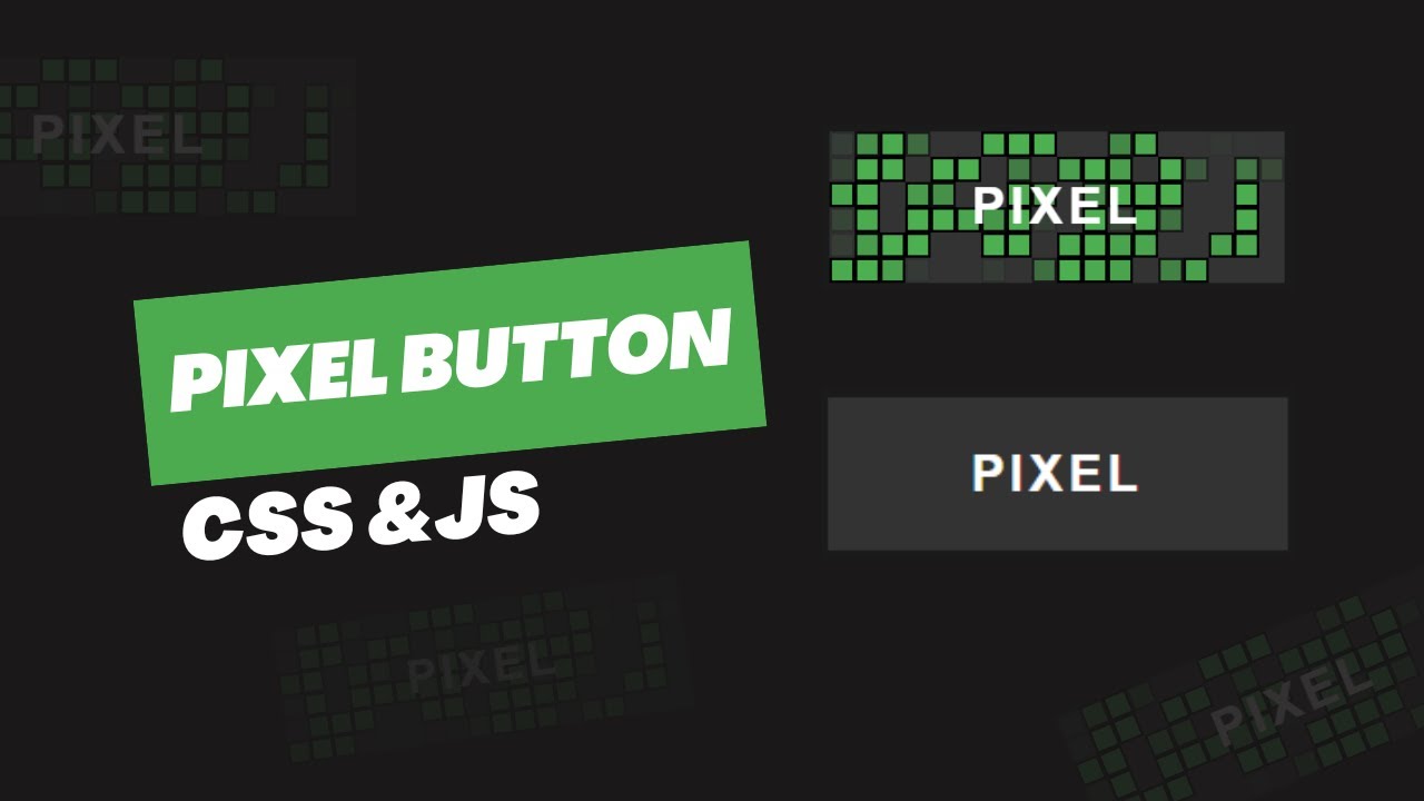 How to Make Pixel Art Animated Buttons with CSS & JavaScript