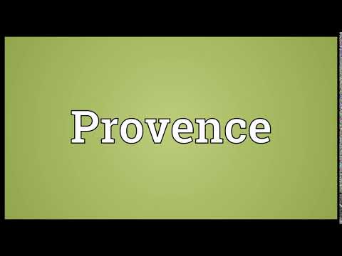Provence Meaning | Wordogram