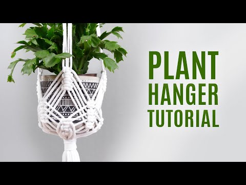 Macrame Plant Hanger DIY How to Start Plant Hanger