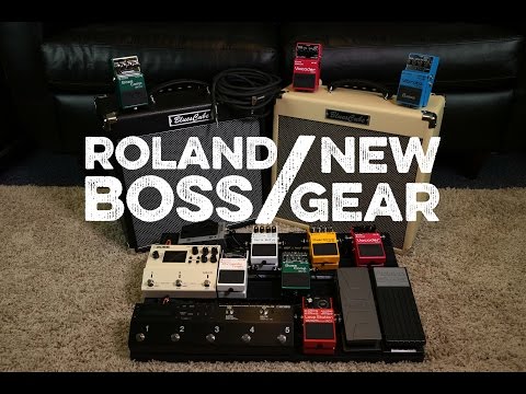 Roland Blues Cube Hot, Boss VB-2w, VO-1 and BC-1x at New York Music Emporium