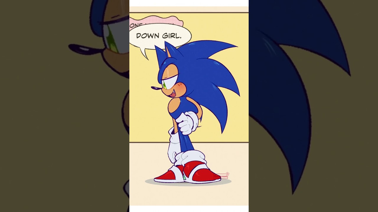 🩷Amy Tries Being Dominant💙(SONAMY COMIC DUB) #sonicthehedgehog #ship #sonamy #comicdub #amyrose