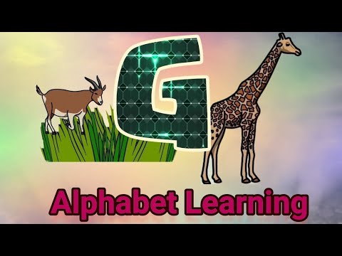 Learn G letter with picture names | G Pictionary | G starting words and pictures |Alphabet G |ABC's
