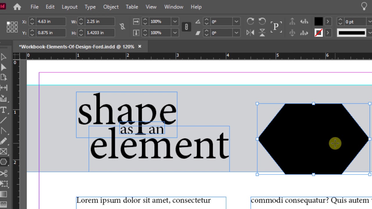Workbook: Elements of Design - Shape