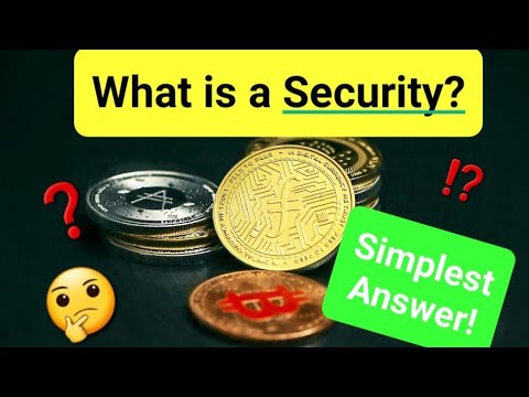 What is a Security? (Finance) | Simple Answer