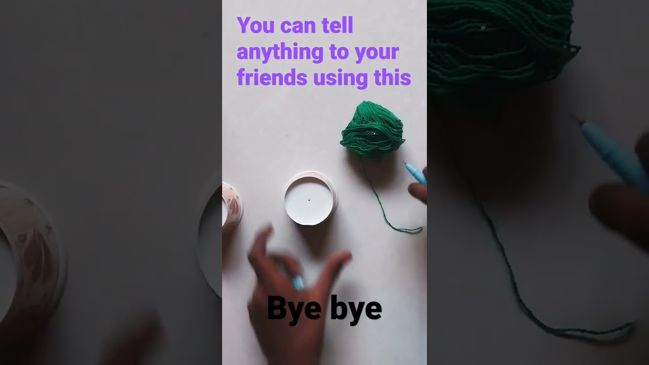 how to make paper cup telephone