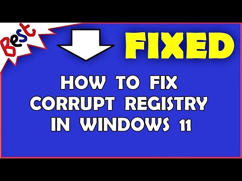 How to Fix Corrupt Registry in Windows 11