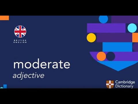 How to pronounce moderate | British English and American English pronunciation