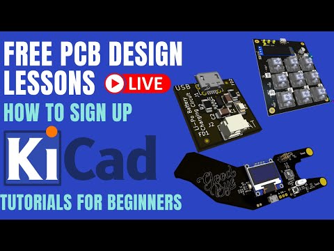 100% Free PCB design "Lessons" for KiCad or Altium - For Beginners