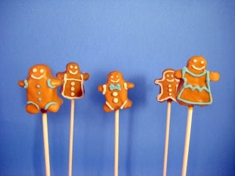 Gingerbread Man Cake Pops! Video Tutorial | Susan's Sweet Creations