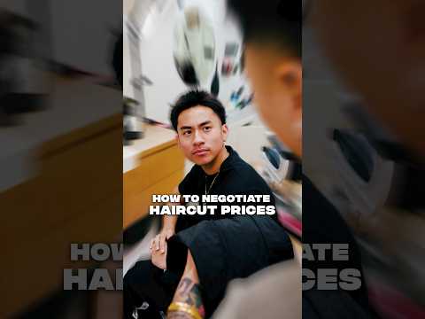 How to negotiate haircut prices #barber #prices