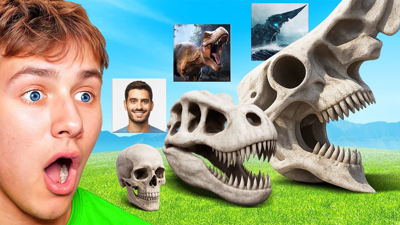 BeckBros React To Monster Skull Size Comparison