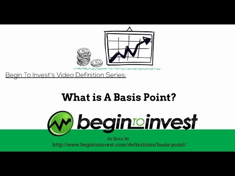 Basis Point - What is a basis point? Begin To Invest Definition Series