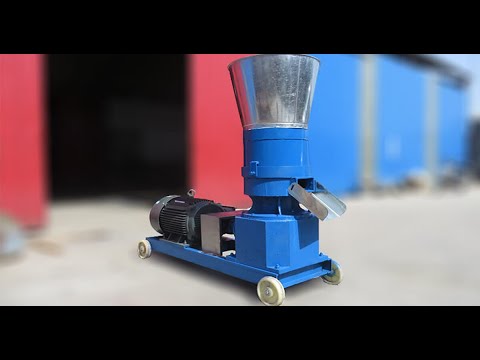 grass pellet machine making grass pellets for feed and fuel
