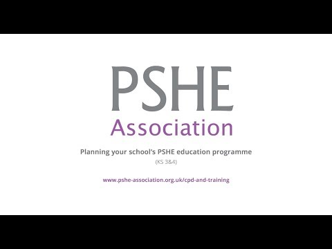 CPD: Planning your school’s PSHE education programme (Secondary)