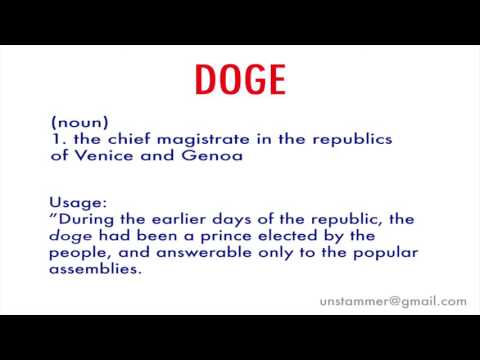 How to Pronounce Doge