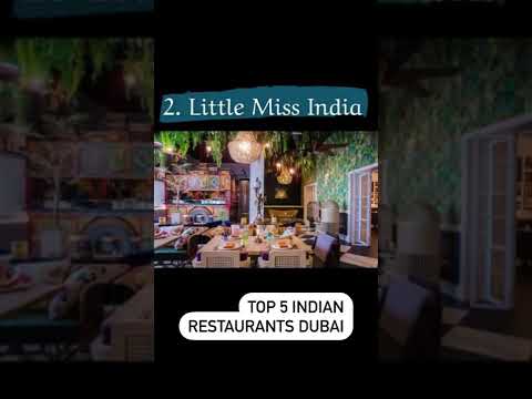 Top 5 indian restaurants in Dubai