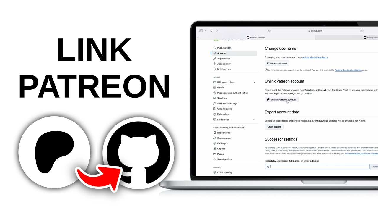 How to Link Patreon to GitHub