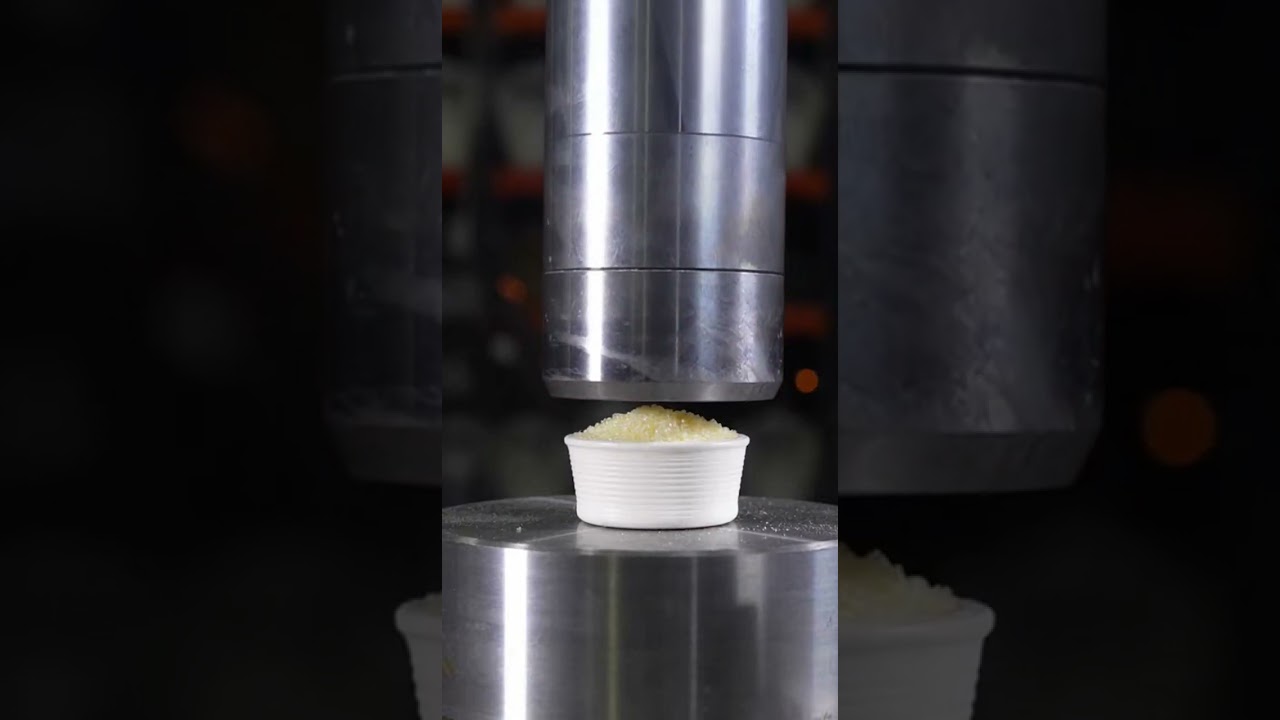 Red Fire Strontium Nitrate Pellets Under Extreme Pressure | 1000 Ton Press!