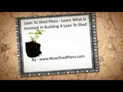Lean To Shed Plans Secrets