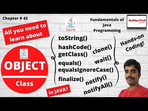 # 42 What is an Object class and it's methods in Java?| Object class |Object methods|Java|RedSysTech