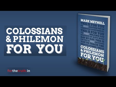 Colossians & Philemon For You - Rooting you in Christian confidence