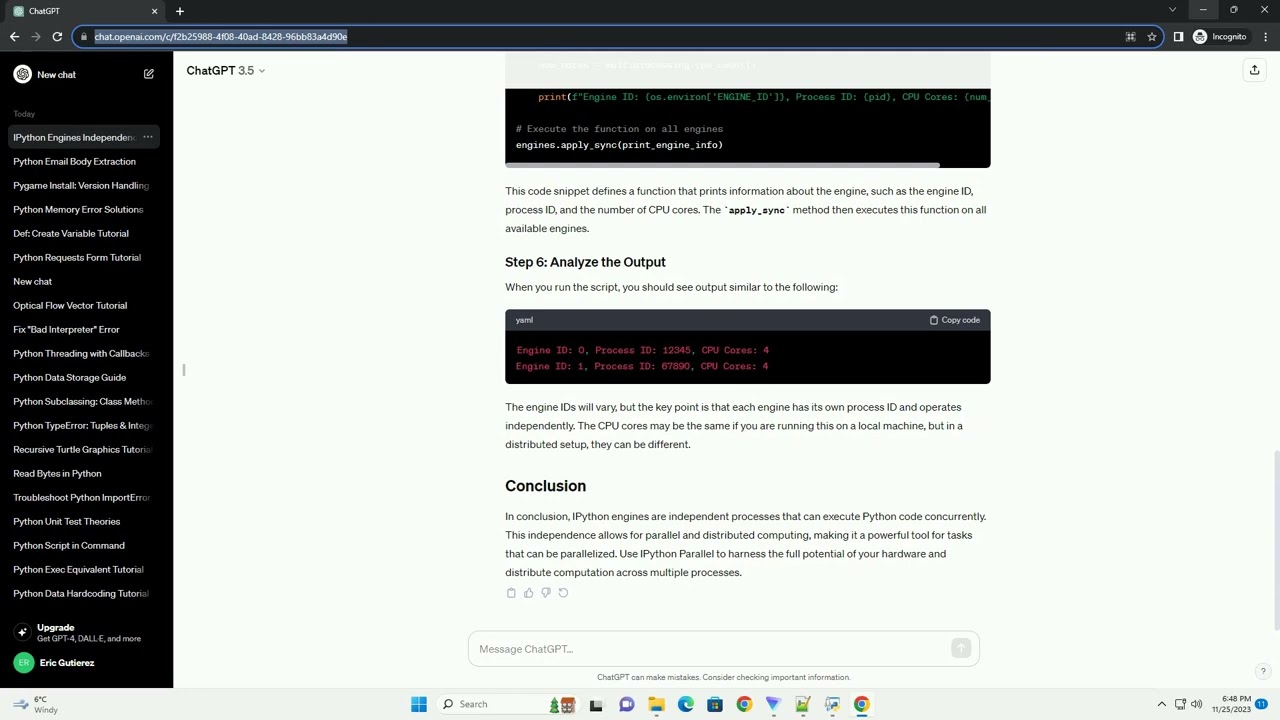 Are IPython engines independent processes